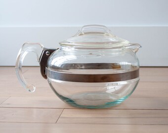 Vintage Pyrex Flameware Teapot Pyrex 6 Cup - Etsy