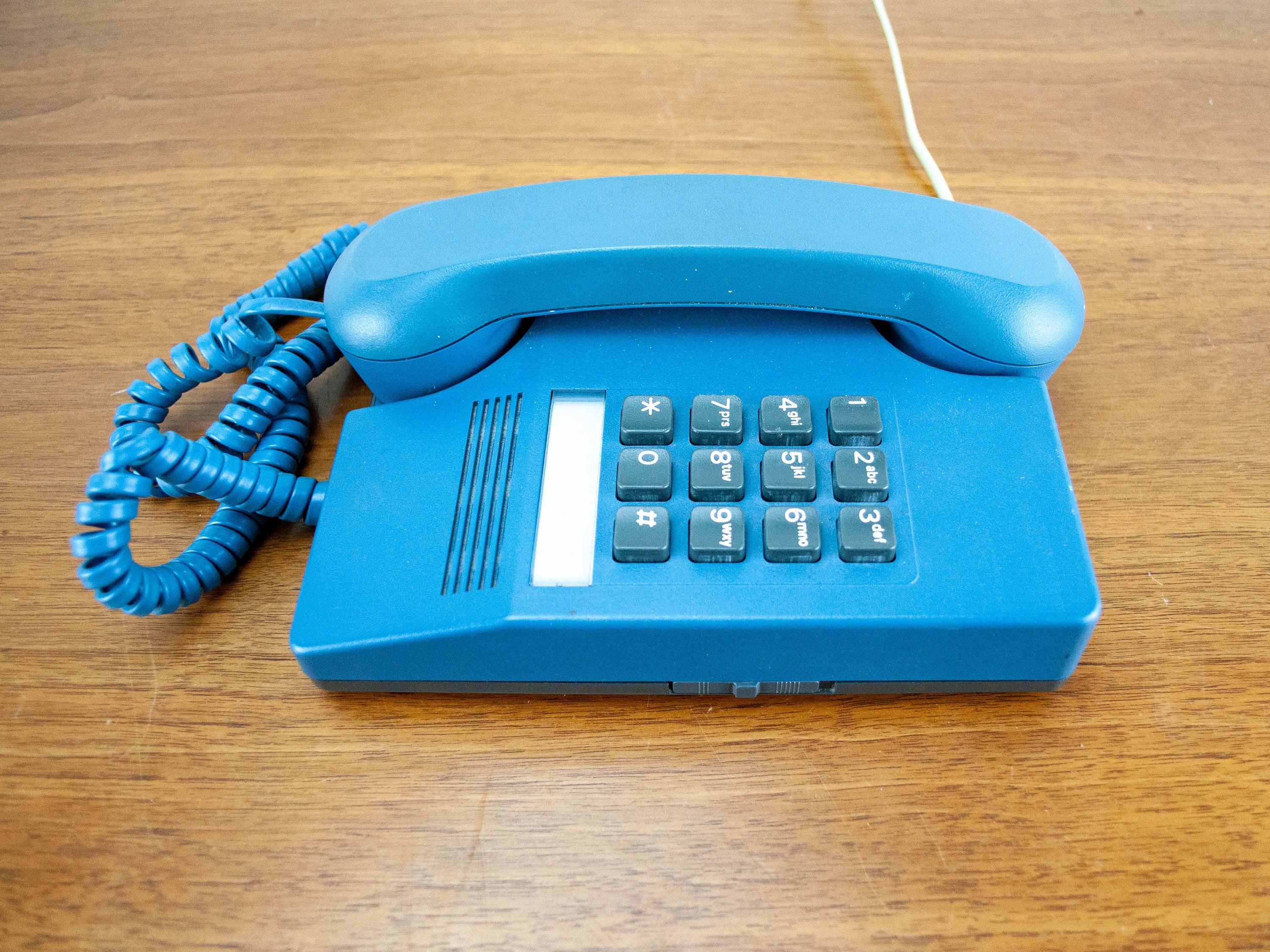 Vintage blue Telephone 1990's phone made In Canada Home | Etsy
