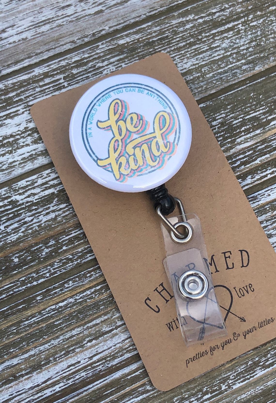 Be Kind/in A World Where You Can Be Anything Be Kind/badge - Etsy