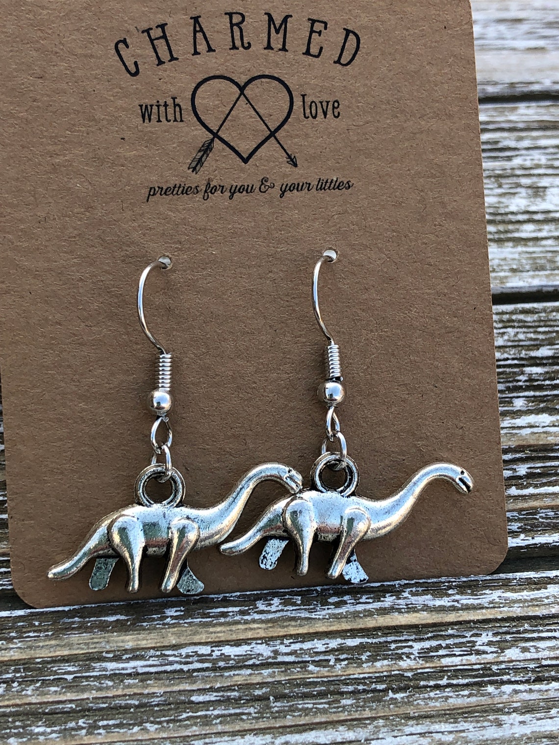 Dinosaur Earrings/cute Dino Earrings/dino Earrings/dinosaur | Etsy