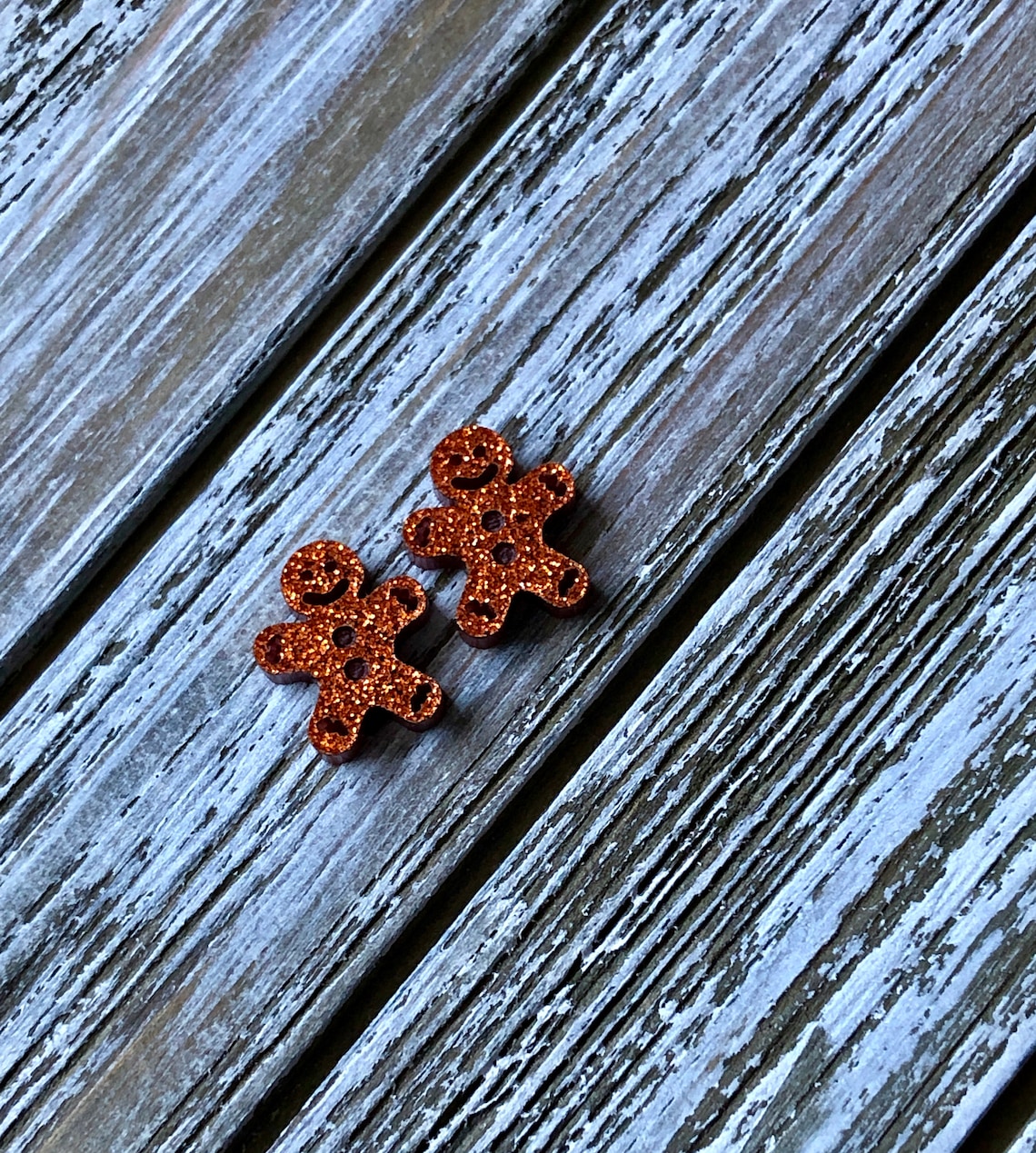 Gingerbread Man Earrings/gingerbread Man Jewelry/christmas | Etsy