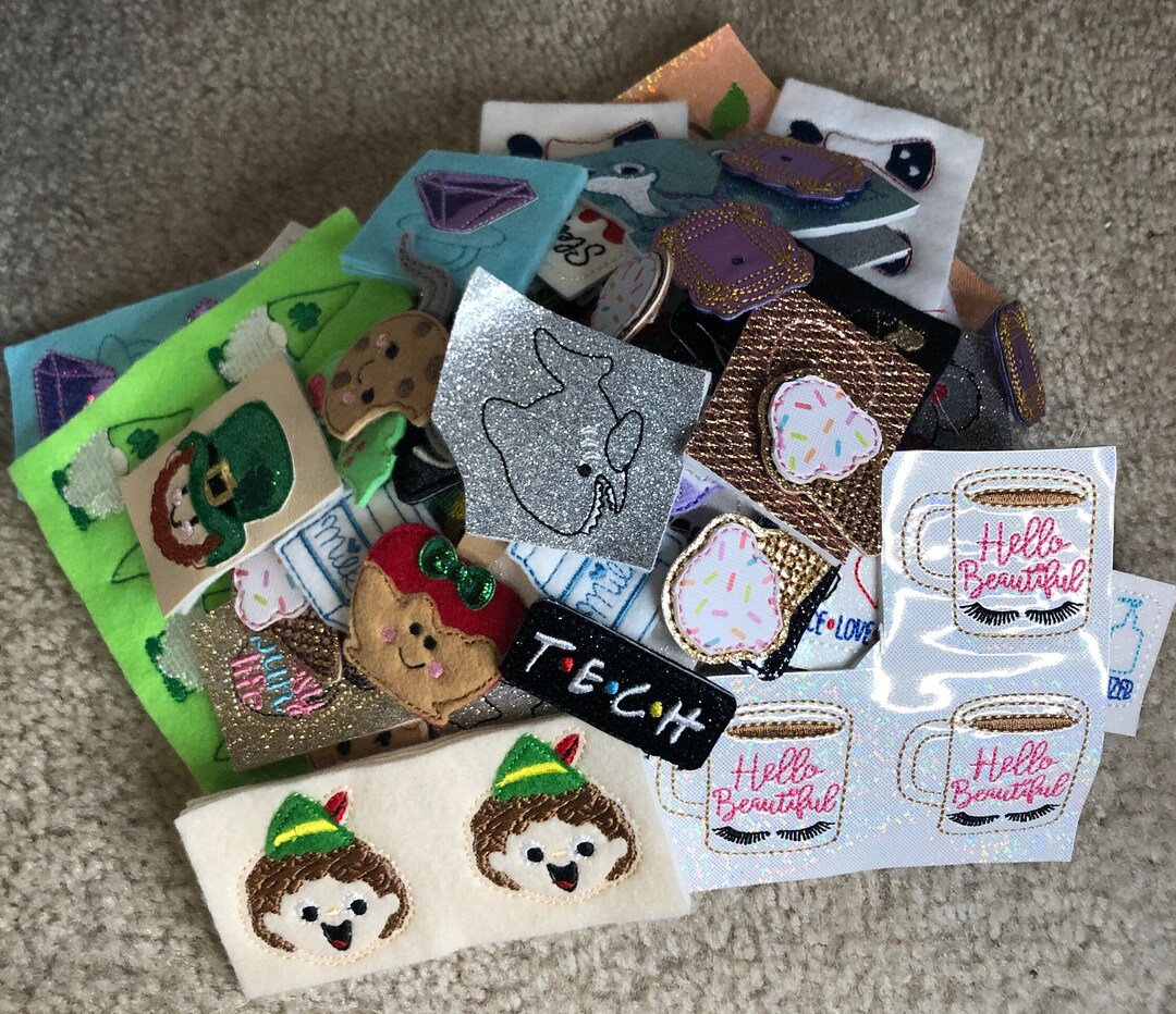 Feltie Grab Bag/mystery Bag Feltie/feltie Pack/bulk Felties004 - Etsy