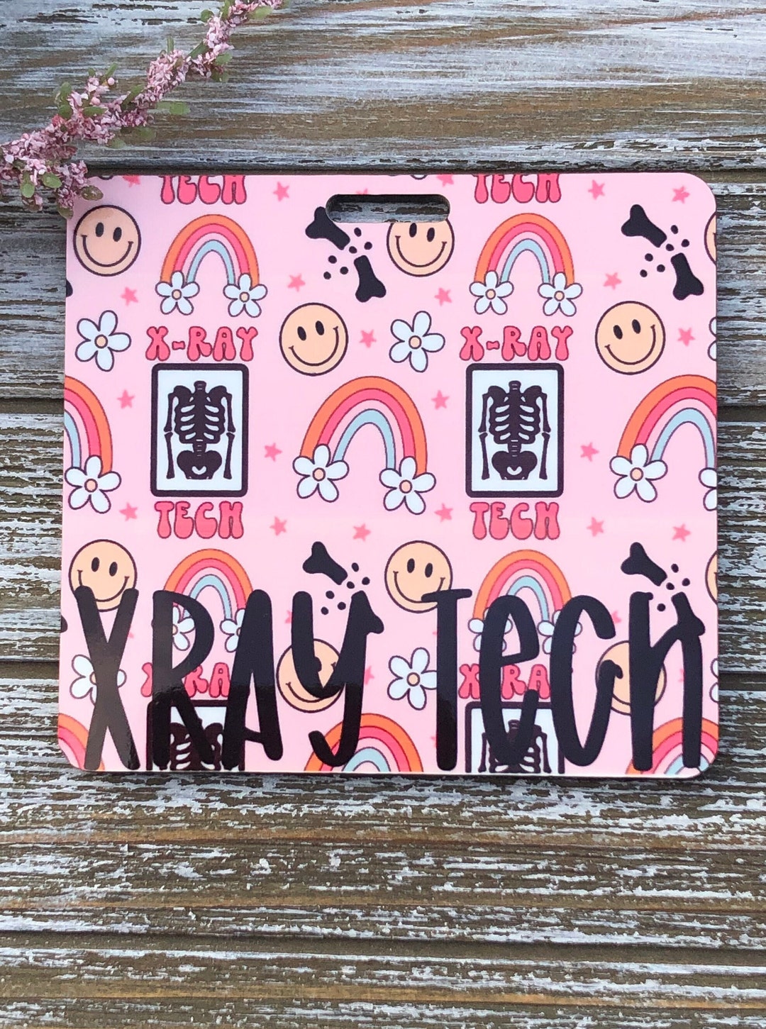 Badge Buddy/x-ray Tech/retro Badge Buddy/xray Tech Badge Buddy - Etsy