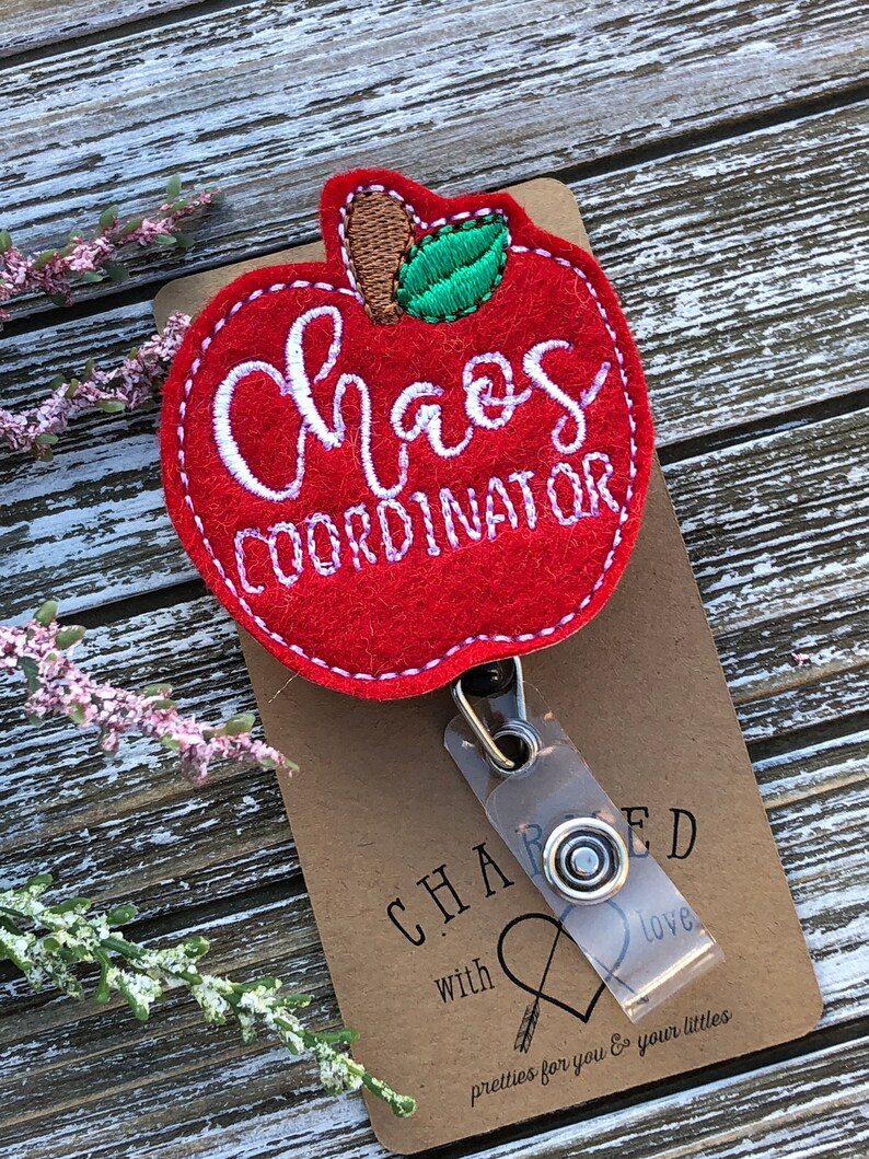 Cute Teacher Badge Reels/chaos - Etsy