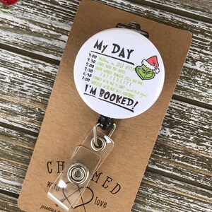 My Day Badge Holders for Christmas/fun Badge Reels/christmas Badge ...