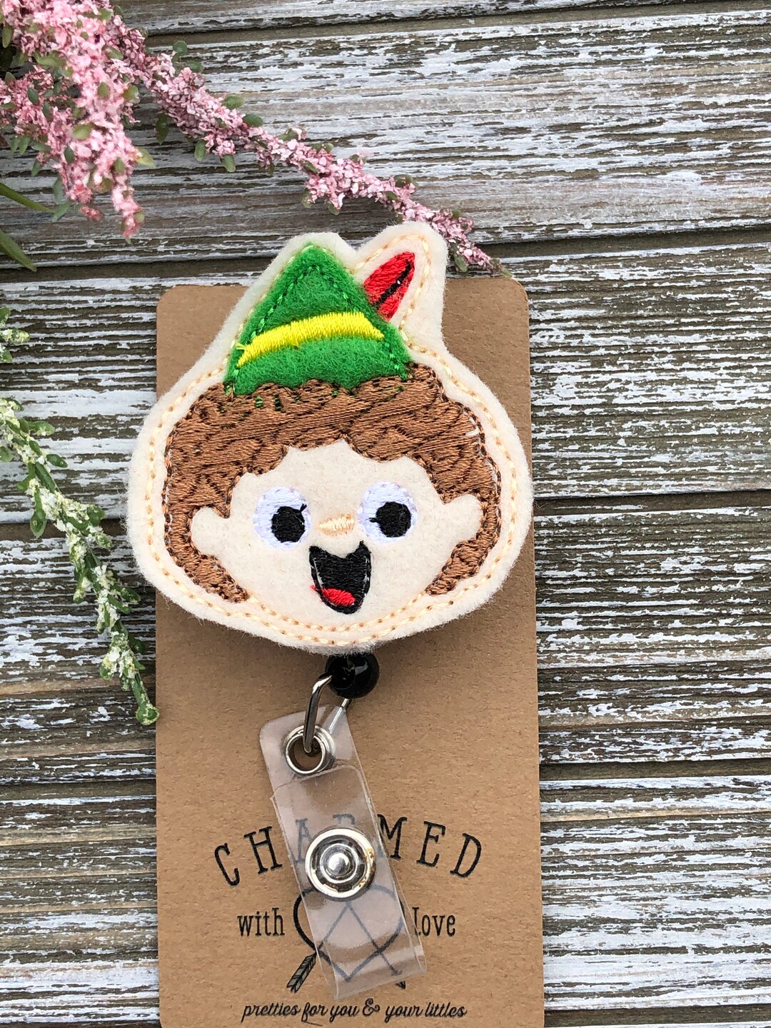 Elf Badge Reel/Christmas Badge Reels/Holiday Badge Holders/Fun Badge ...
