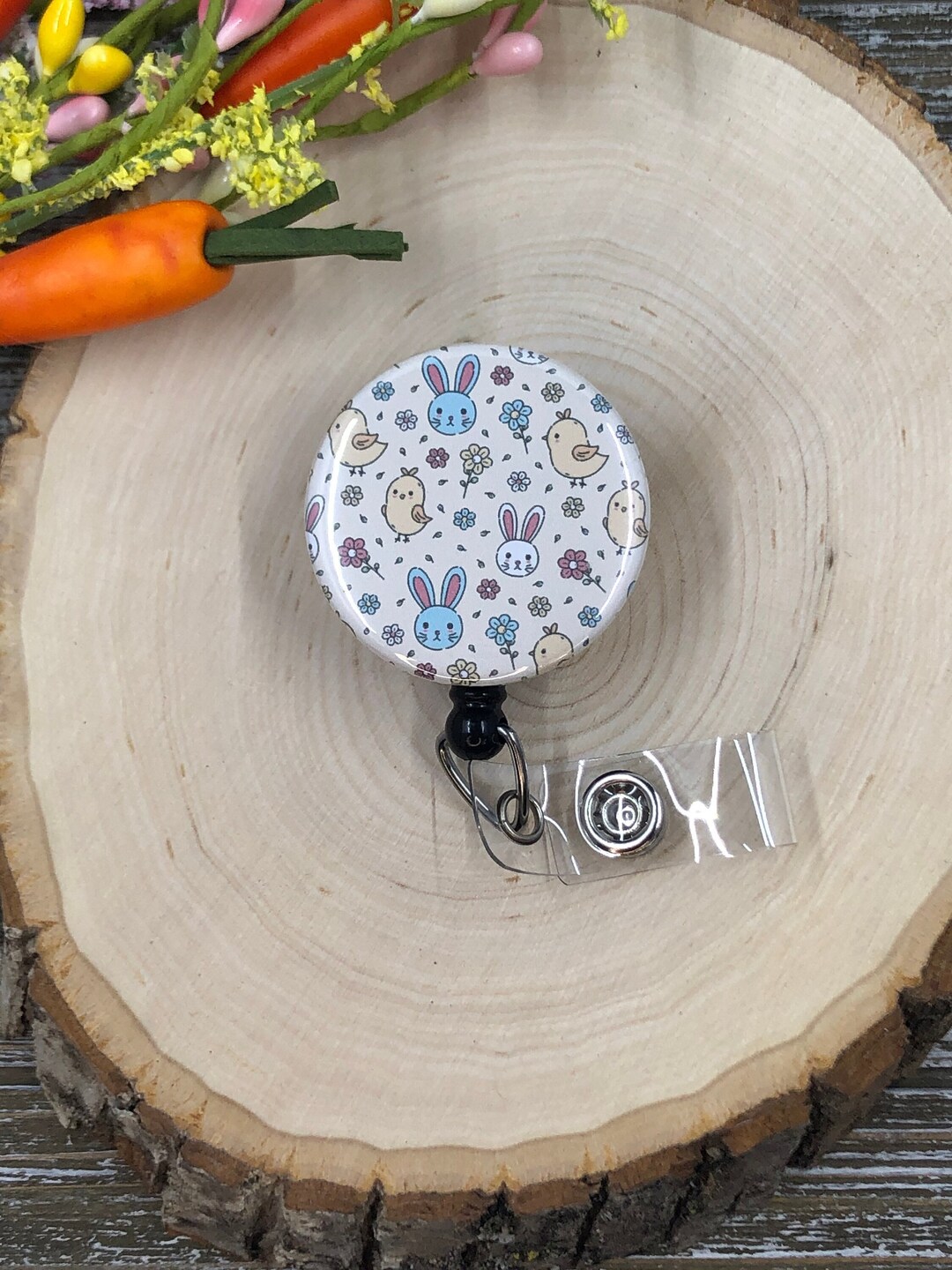 Badge Reels/easter Badge Reels/spring Badge Reels - Etsy