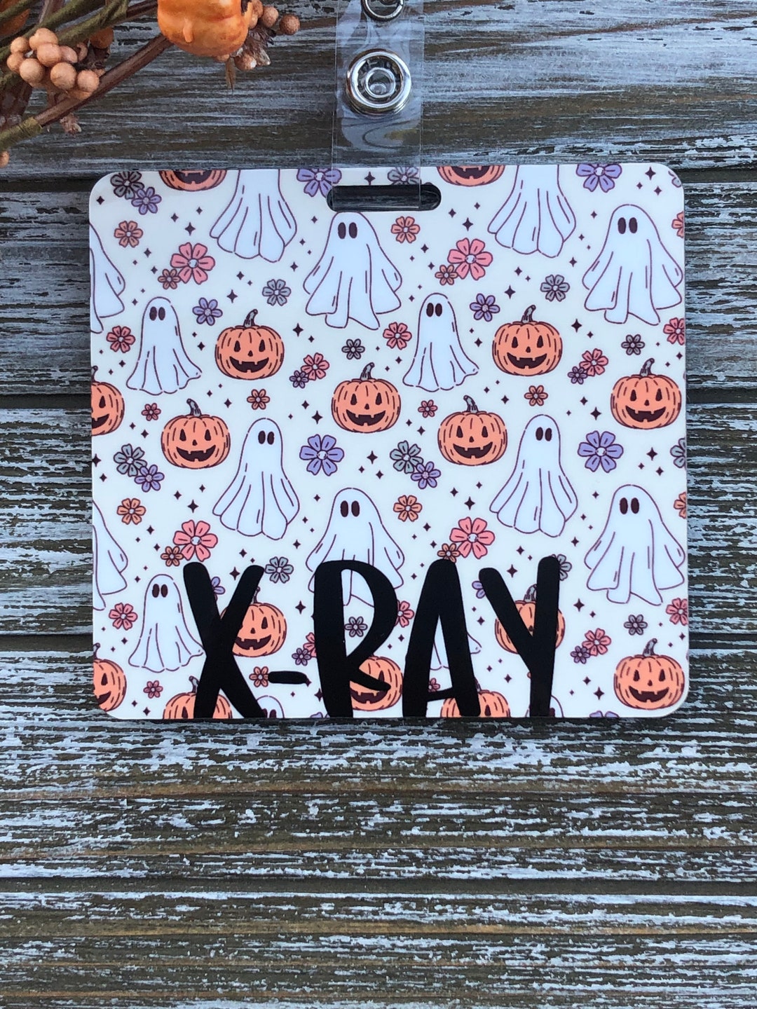 Badge Buddy/fall Badge Buddy/cute Badge Buddy - Etsy