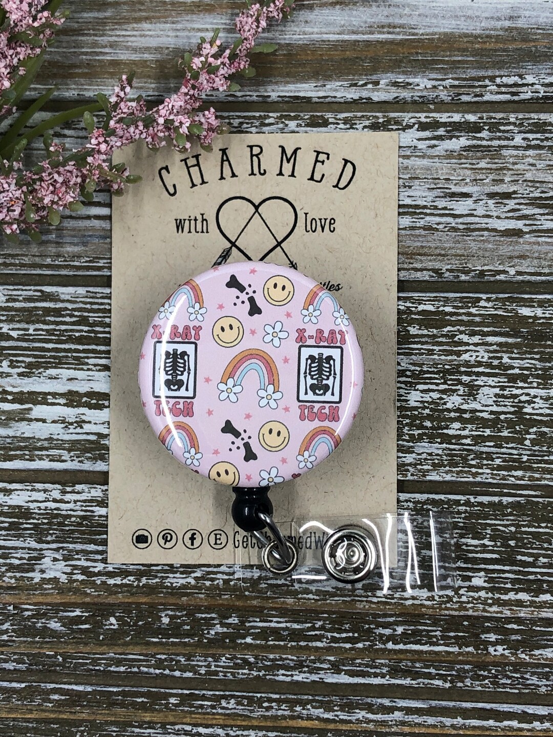 Retro Badge Reel/cute Badge Reel/xray Tech Badge Reel/fun Badge Reels ...