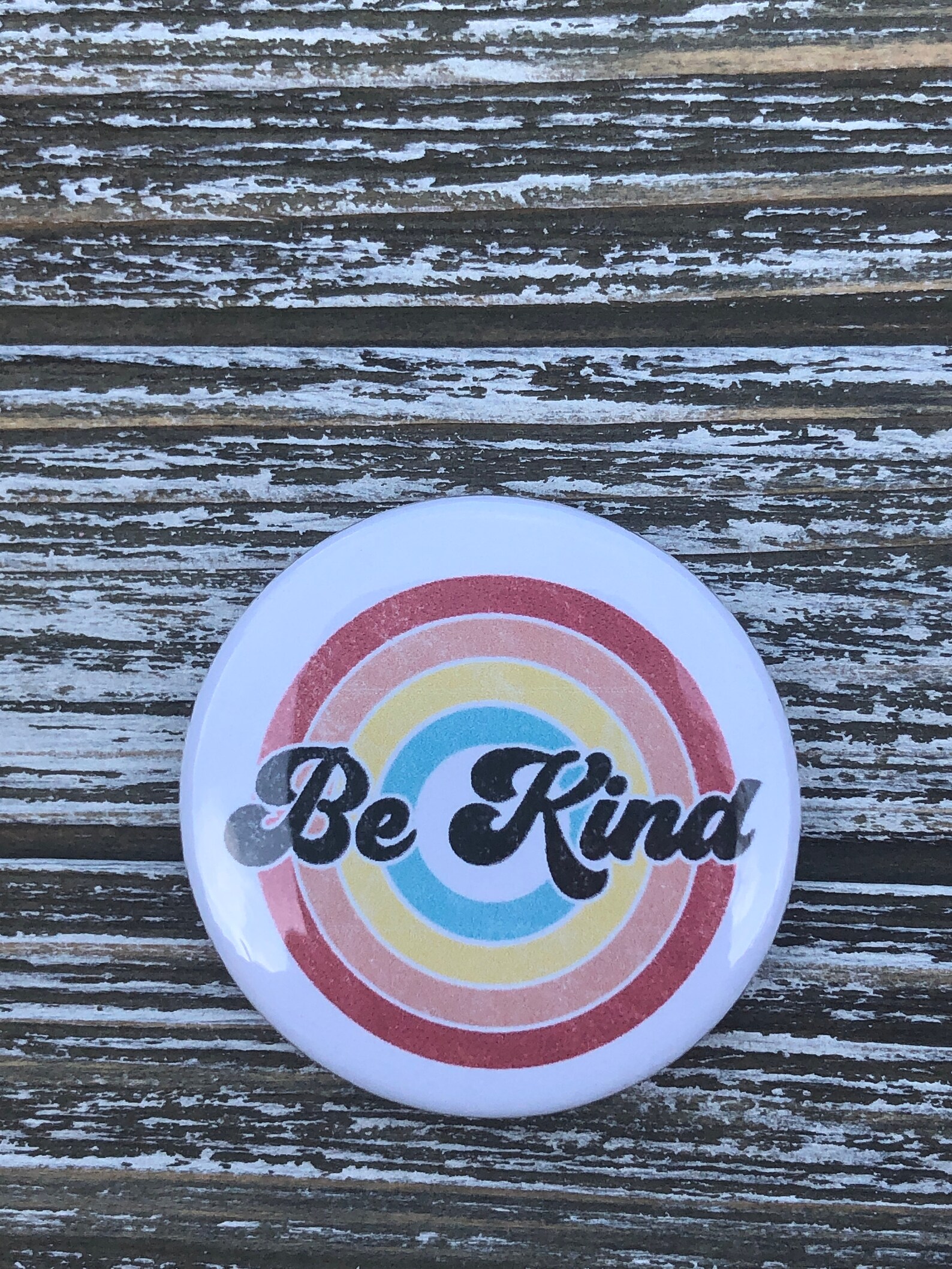 Be Kind/badge Holder/badge Reel/be Kind Badge Holder/cute - Etsy