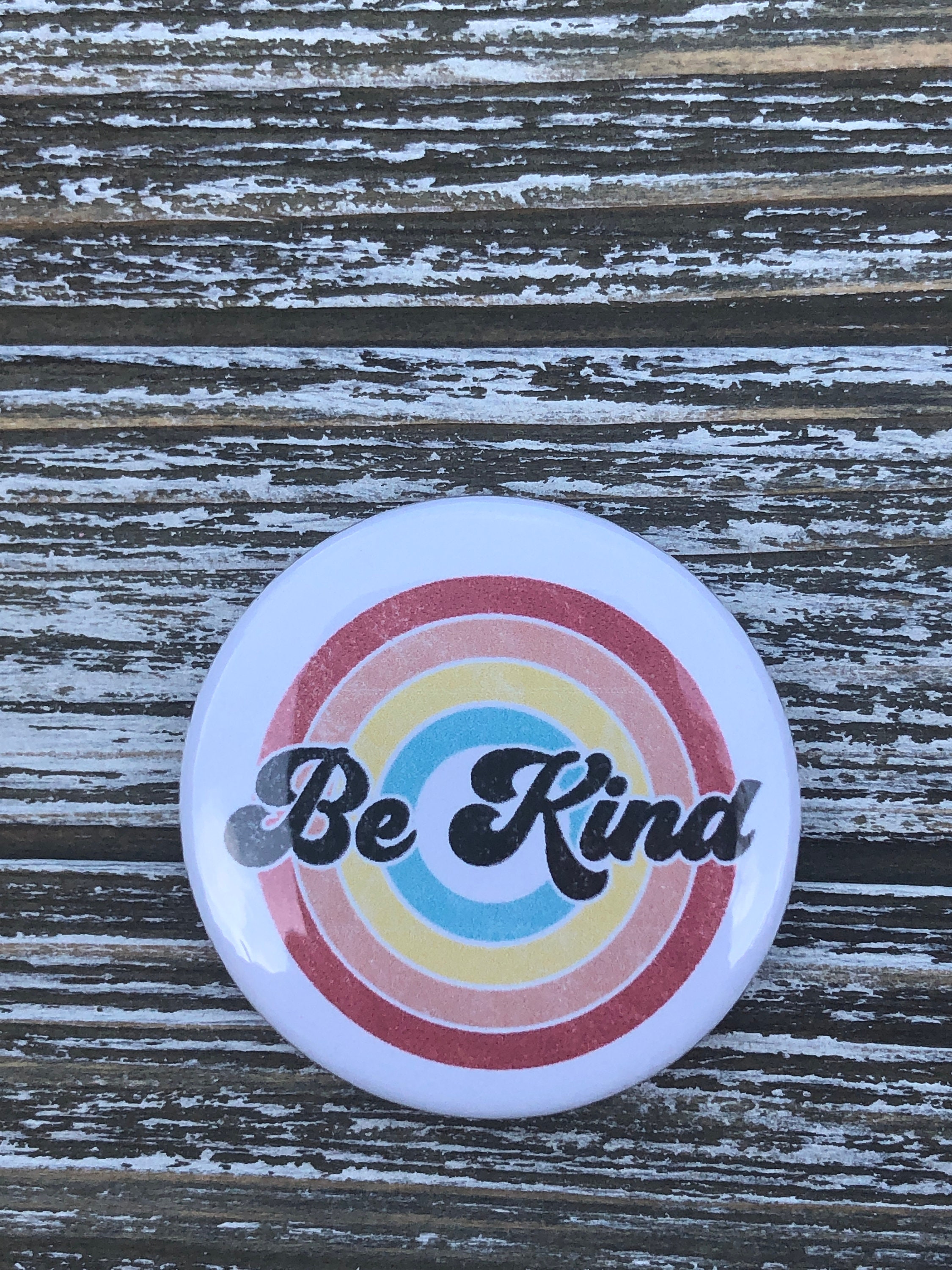 Be Kind/badge Holder/badge Reel/be Kind Badge Holder/cute - Etsy