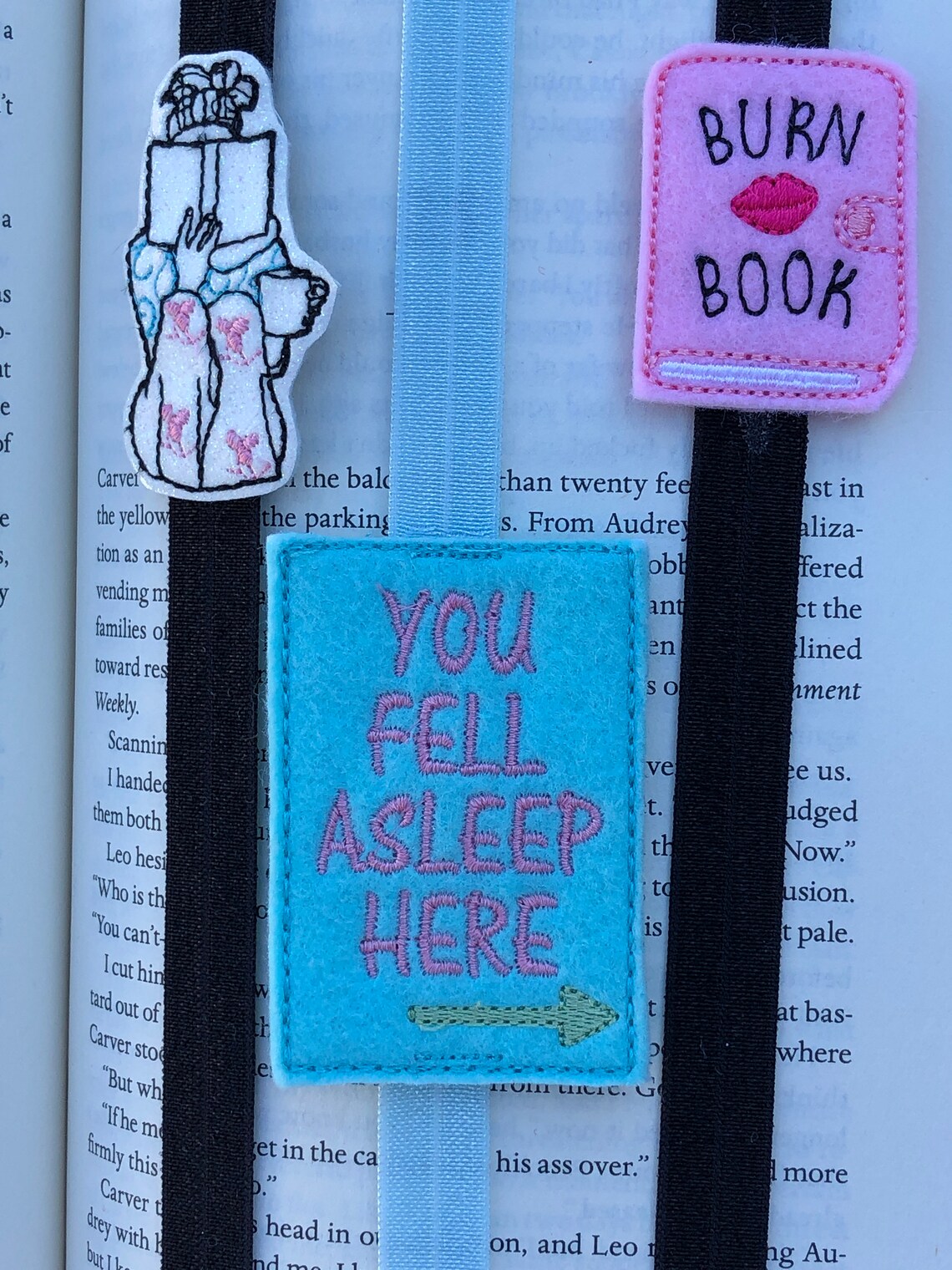 Cute Bookmarks/you Fell Asleep Here/bookmarks/book | Etsy
