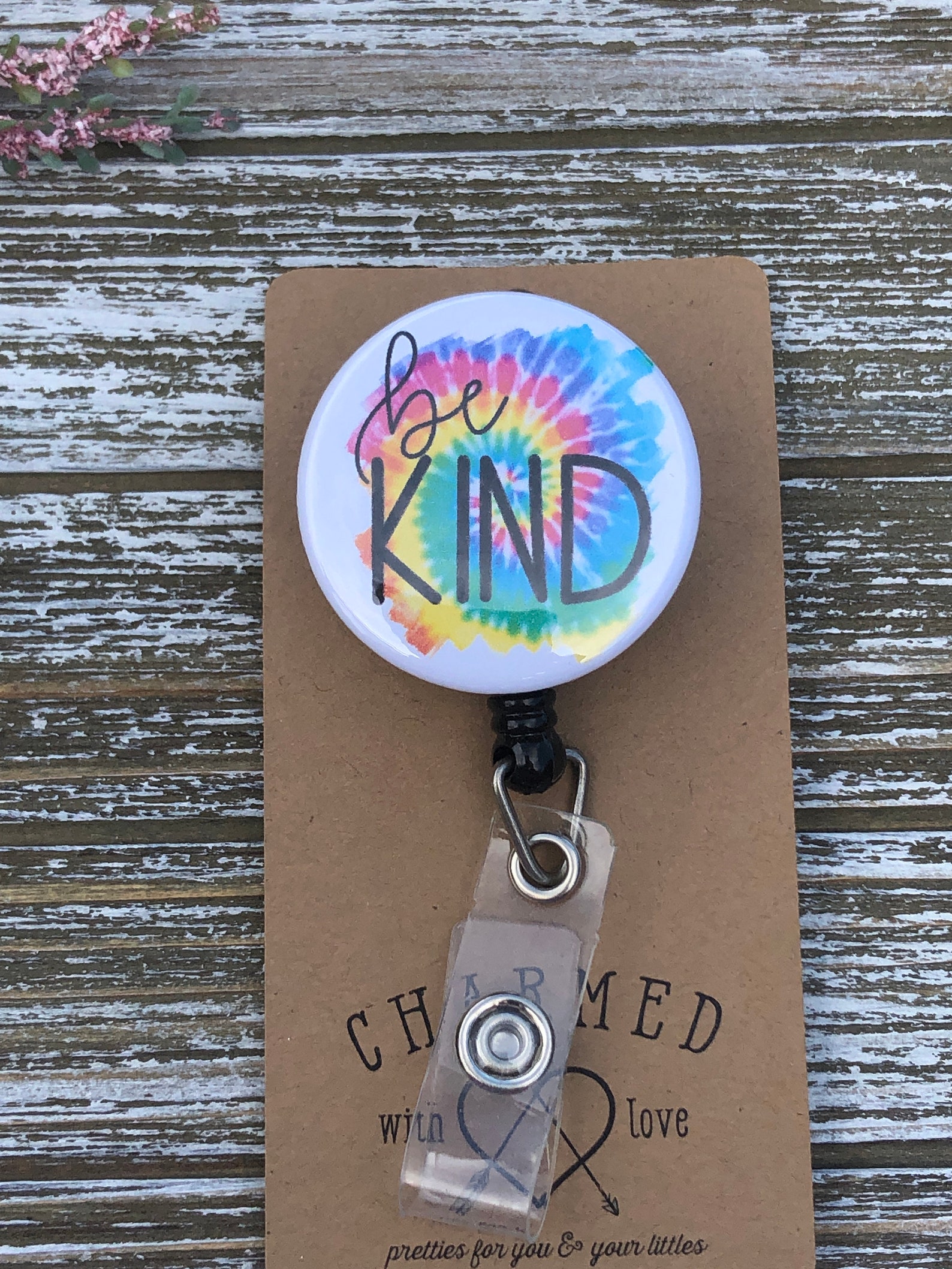 Be Kind Badge Holder/be Kind Badge Reel/cute Badge | Etsy