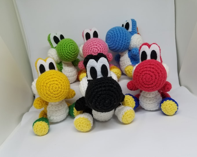 Crochet Amigurumi Yoshi! - Etsy