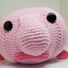 Crochet Amigurumi Pink Blob Fish - Etsy