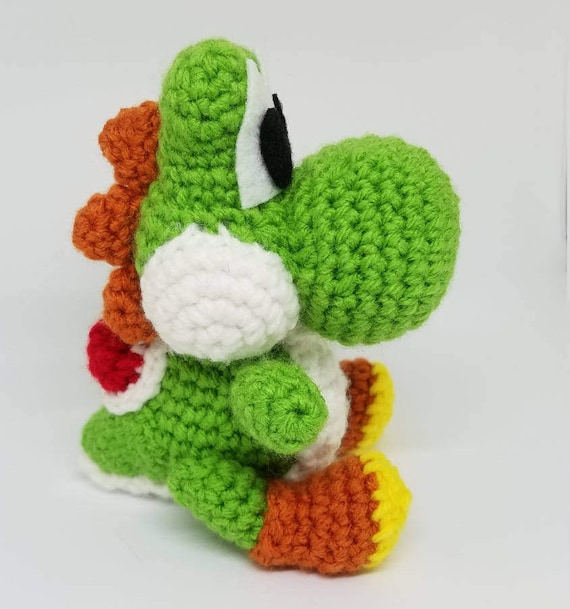 Yoshi Amigurumi Free Crochet Pattern