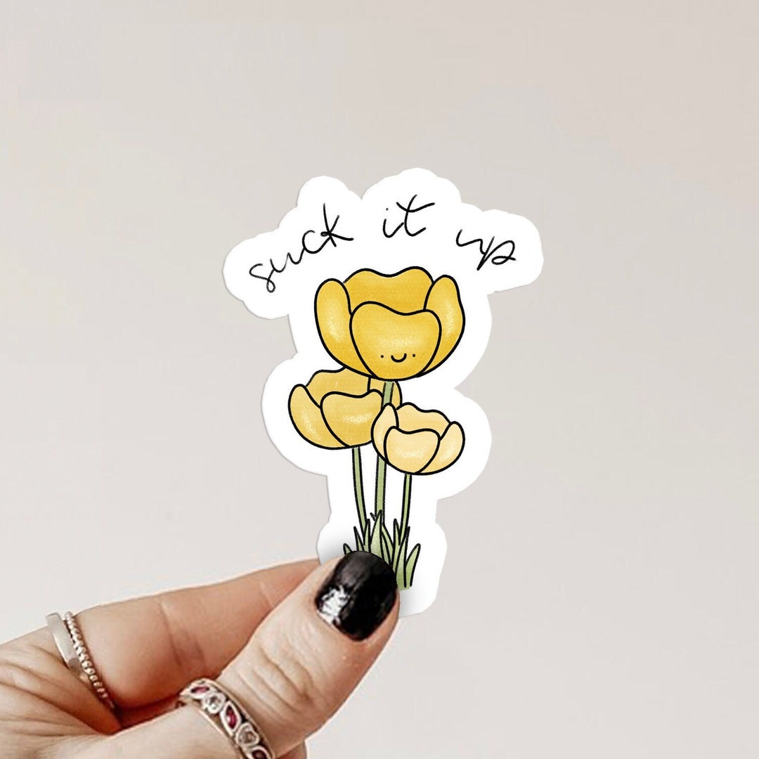 Buttercup Sticker for Journaling Kawaii Sticker for Water - Etsy