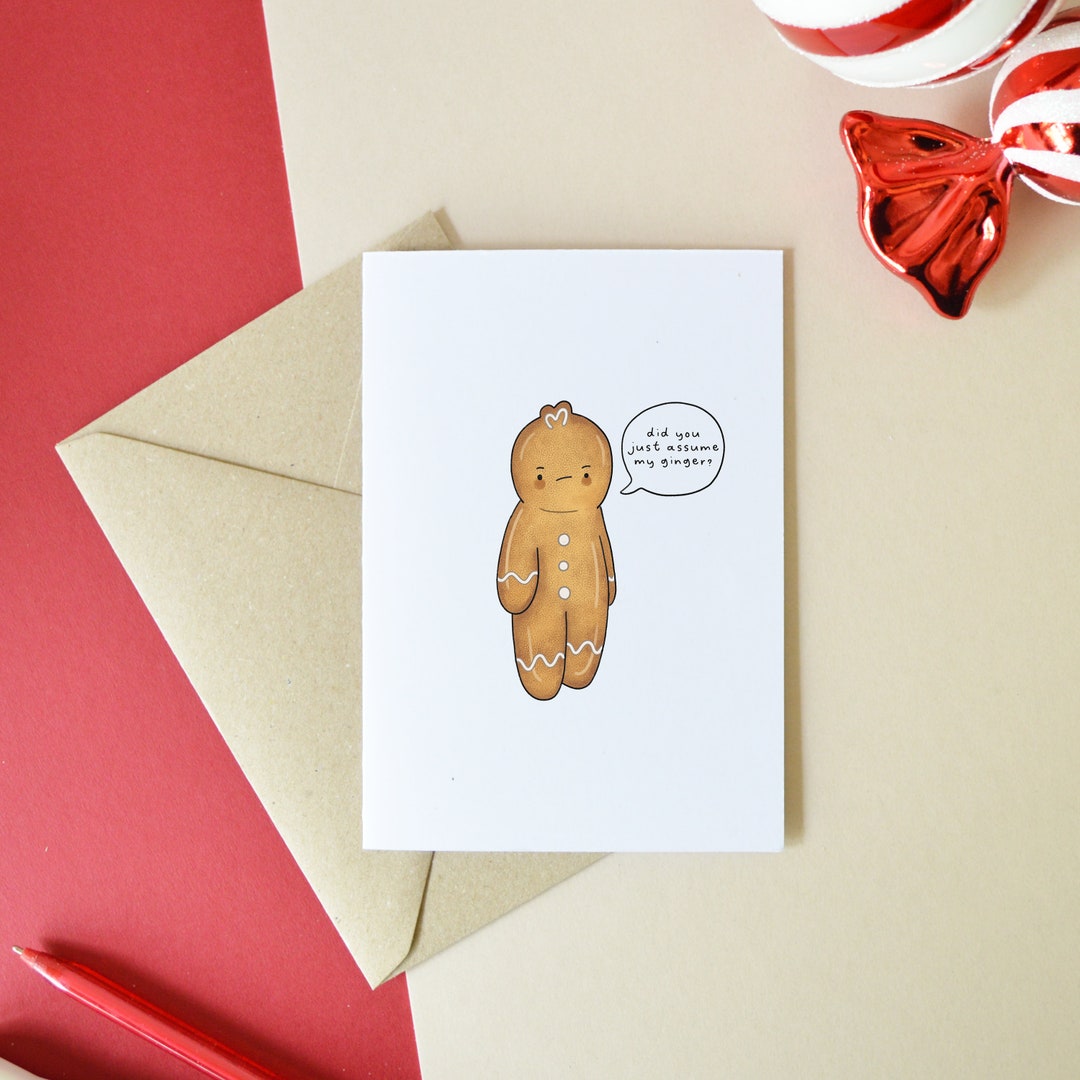 Funny LGBT Christmas Card Transgender LGBTQ Gift Gingerbread - Etsy