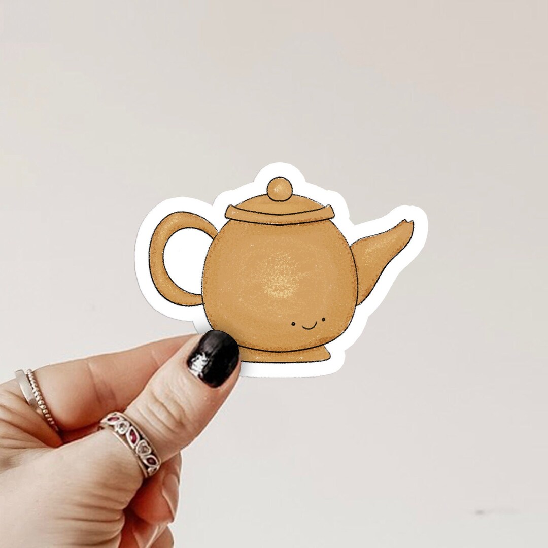 Teapot Sticker for Laptop Cute Kawaii Stickers for Phone - Etsy