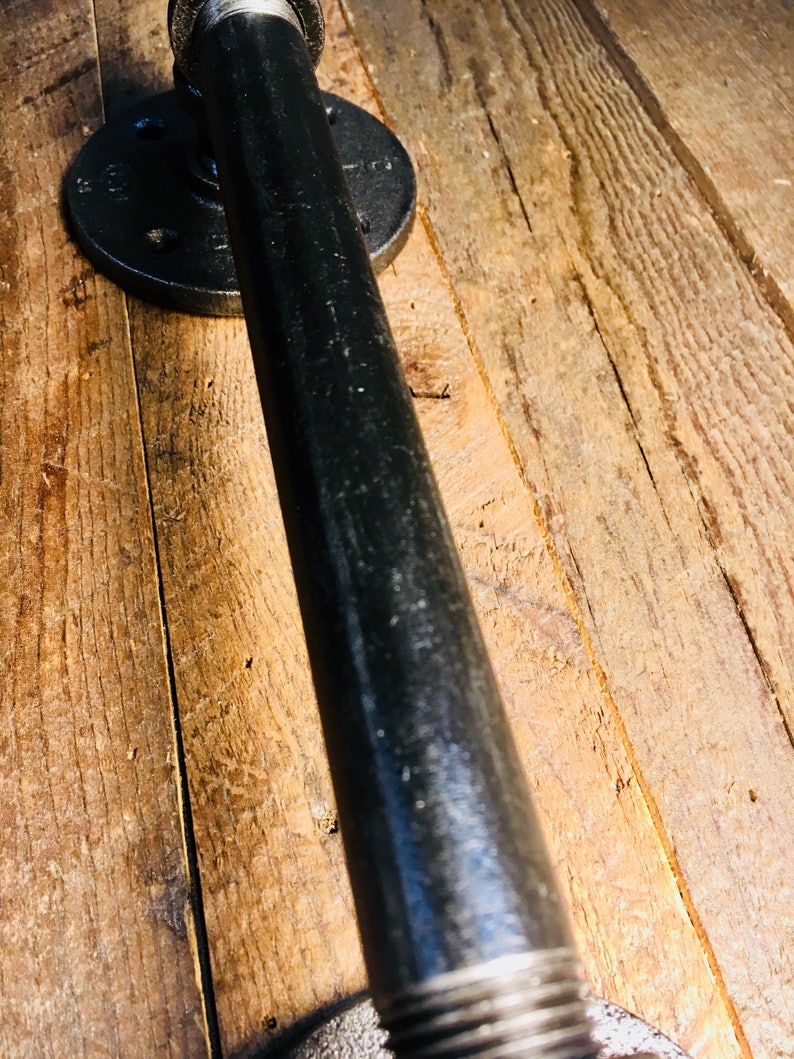 1/2 Industrial Pipe Door Handle Barn Door Handle | Etsy