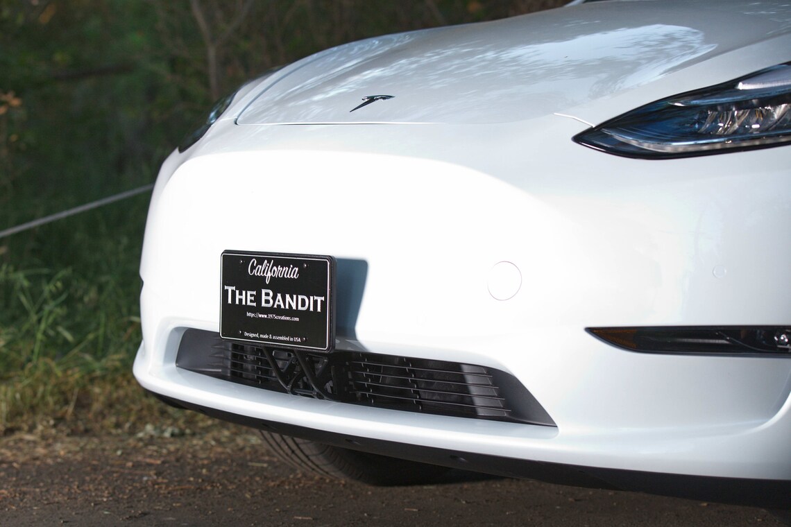 Quick Bandit Model Y license plate mount | Etsy