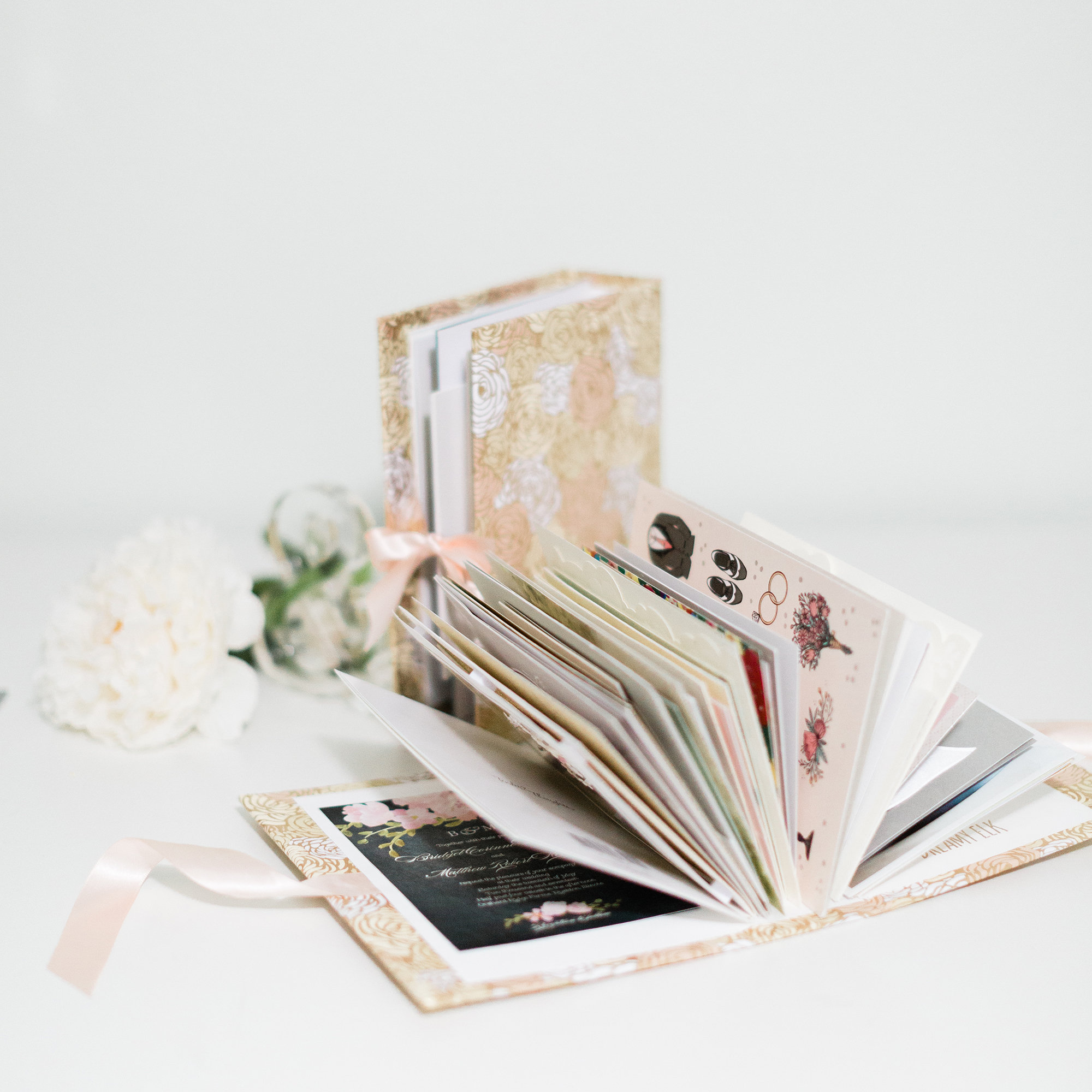 Custom Greeting Card Book Set of 2 | Etsy