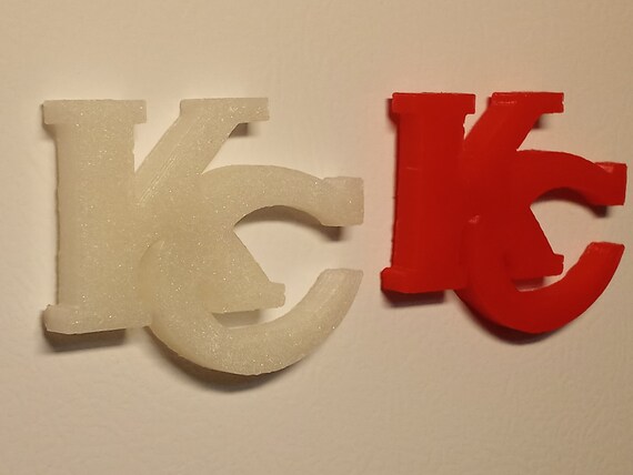 KC Chiefs Refrigerator Magnets set of 2 - Etsy