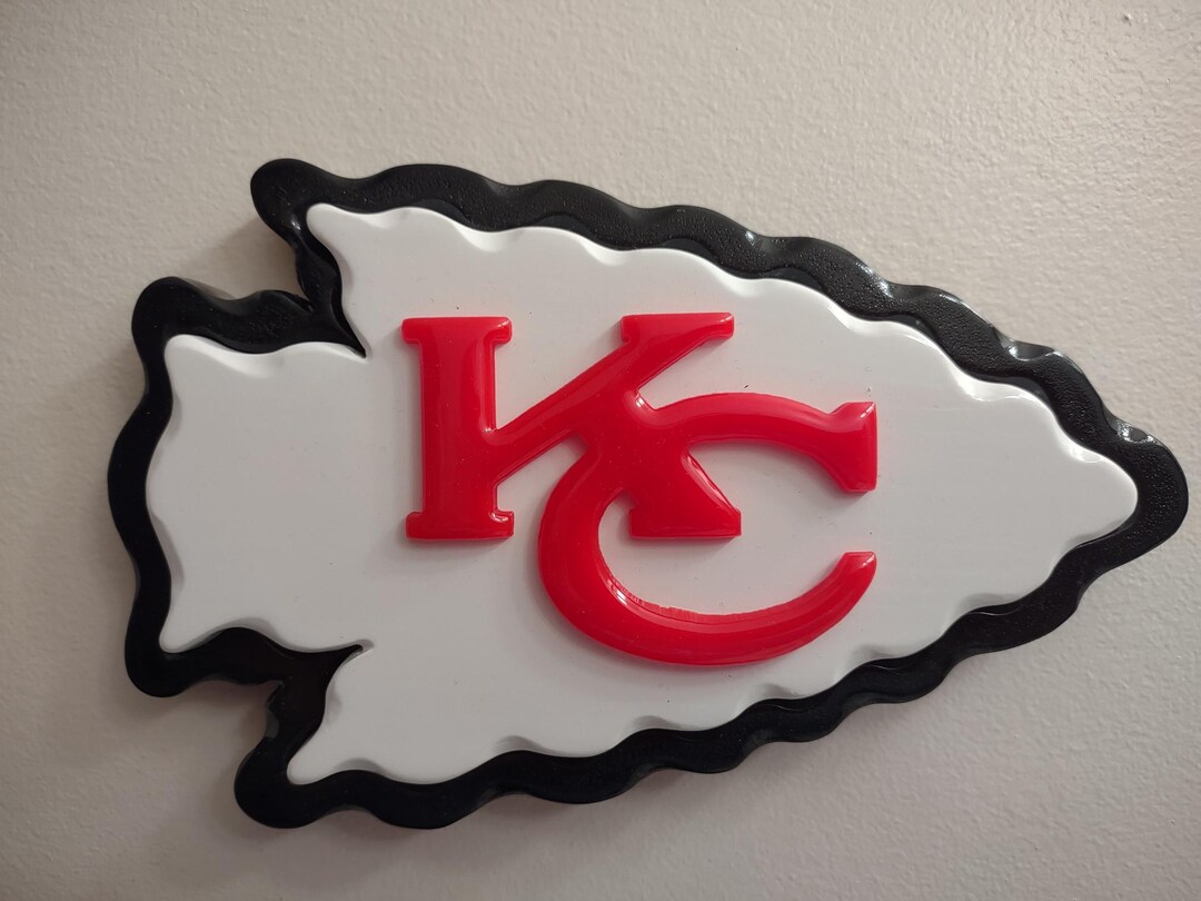 Kansas City Chiefs Arrowhead Wall Plaque Sign - Etsy