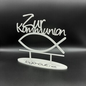 Cake Topper Communion Fish V1 - Etsy