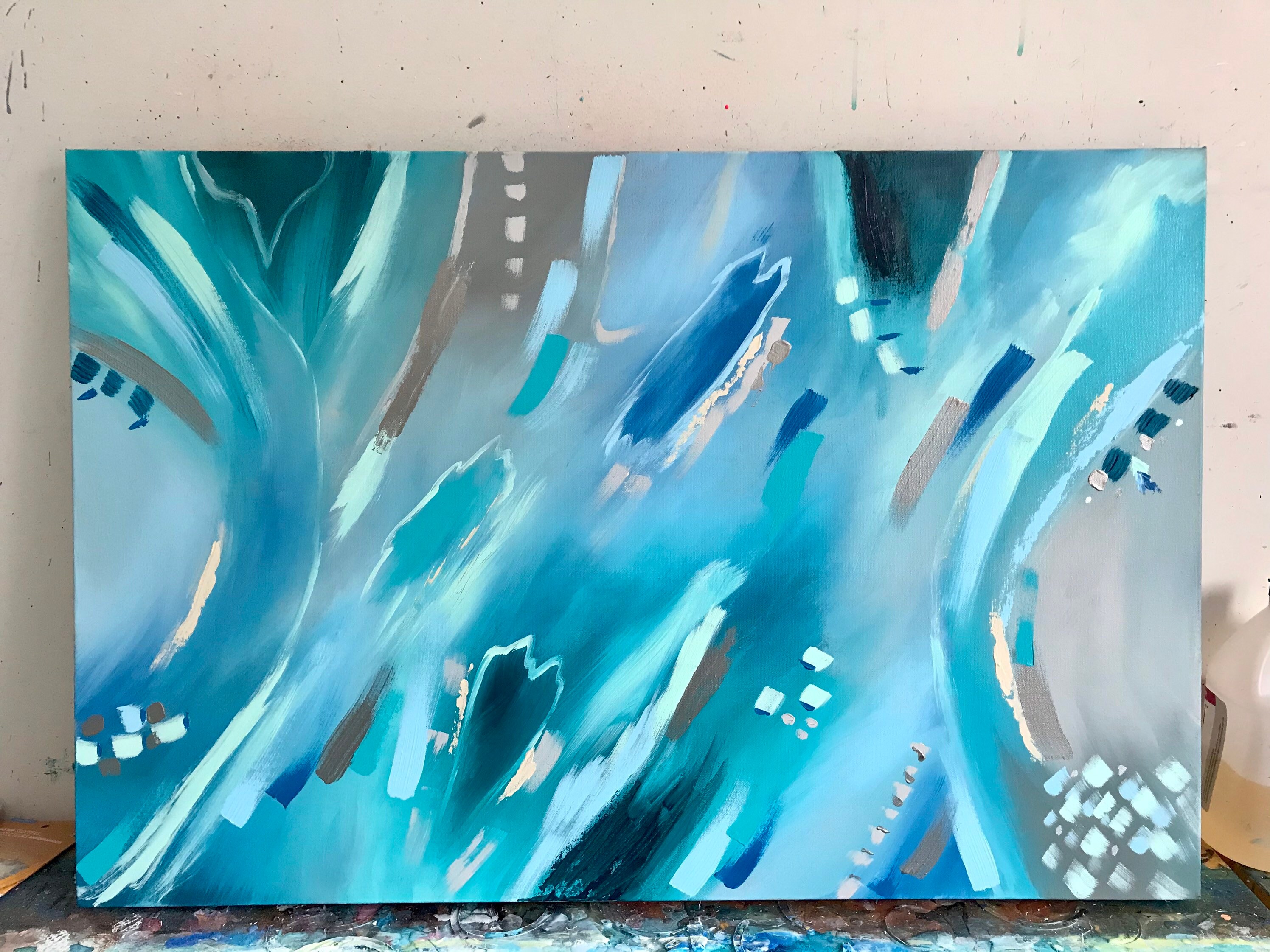 Splash - Original Abstract Painting - Etsy