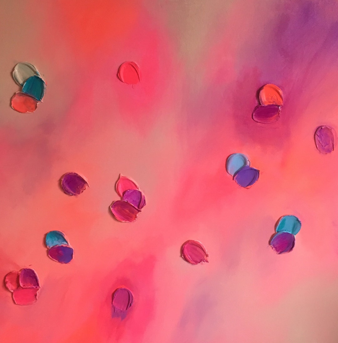 Fluttering - Abstract Painting, Wall Art, Wall Decor, Home Decor - Etsy
