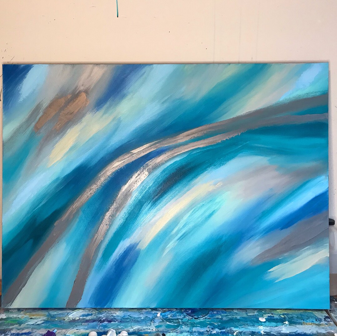 Finding Balance Abstract Art Painting Wall Art Original - Etsy