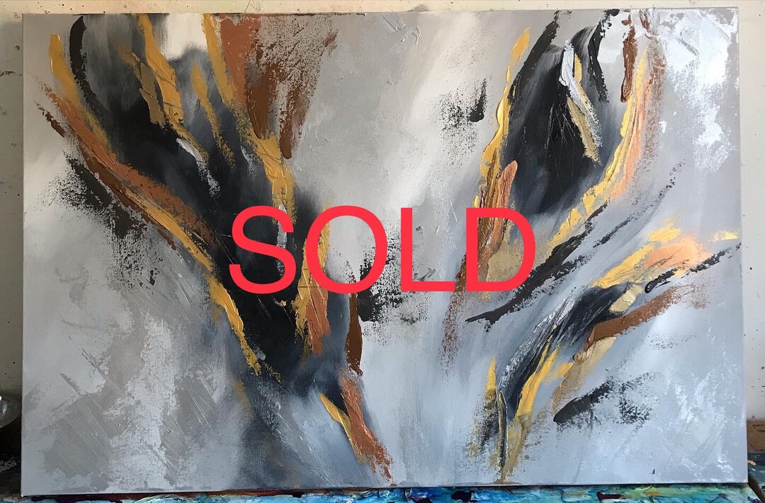 Spark - Original Abstract Painting - Etsy