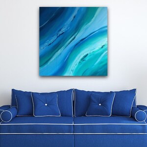 Together as One Abstract Painting, Fine Art, Wall Art, Modern Art ...