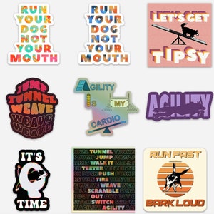 Dog Sport Vinyl Stickers National Park-themed dock Diving, Disc ...