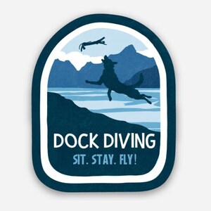 Dog Sport Vinyl Stickers | National Park-themed (dock Diving, Disc ...