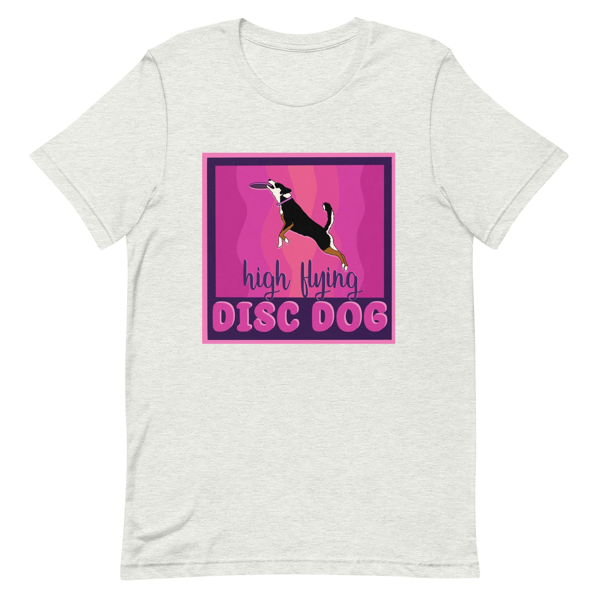 High Flying Disc Dog Dog Disc Tshirt - Etsy