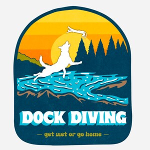 Dog Sport Vinyl Stickers | National Park-themed (dock Diving, Disc ...