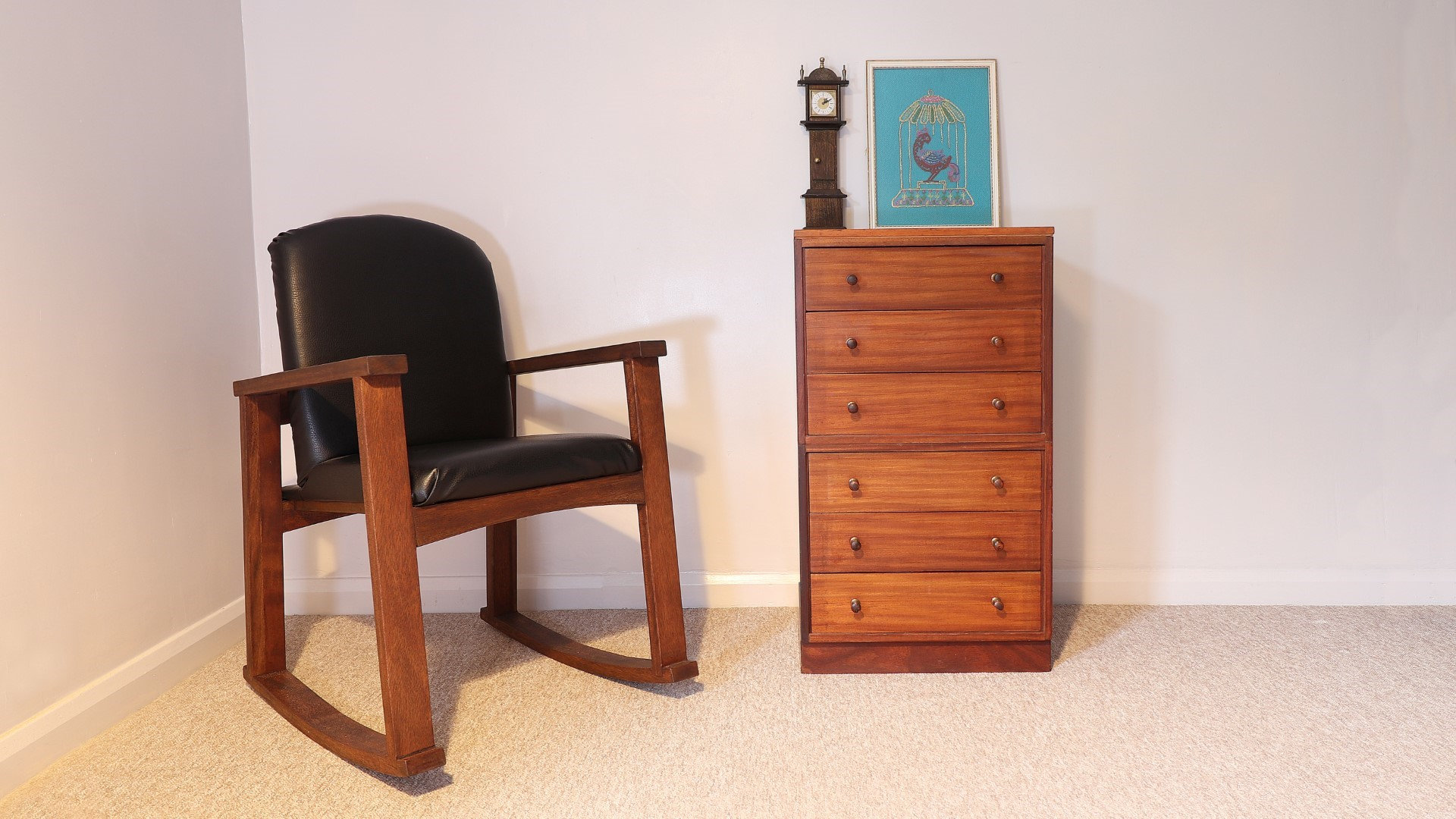 Mid Century Modern Rocking Chair Woodworking Plans & Cut List ...