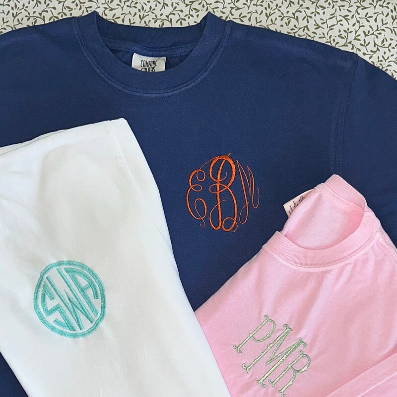 Monogram Long Sleeve - Etsy