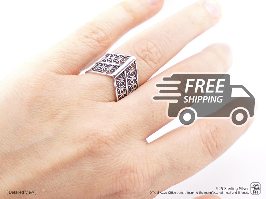 Portuguese Filigree RING Adjustable Viana Traditional Antique Portugal ...