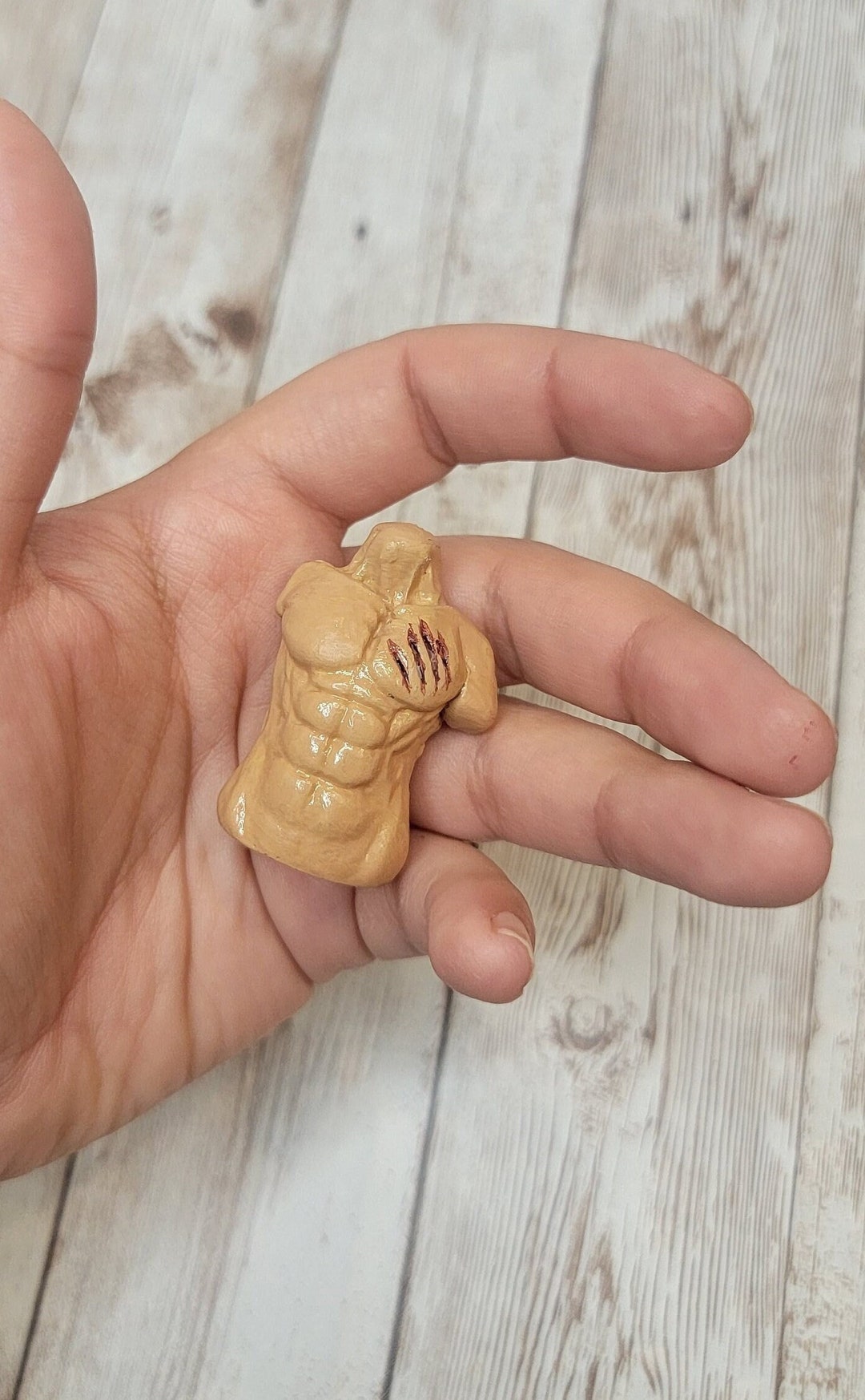 Werewolf, Slasher, Polymer Clay Magnet,male Torso Gore Magnet, Fridge ...