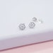 5 Mm Tiny Flower Outline Earrings, Simple and Peaceful, Nickle Free ...