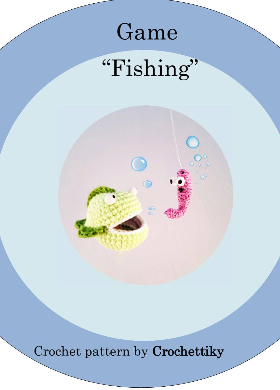 Crochet Pattern of Game fishing amigurumi - Etsy