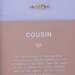 Cousin Linked Heart Ring With CZ, Gift Idea for Cousin, Tiny Pave Cubic ...