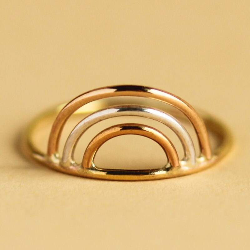 Rainbow Ring - Etsy