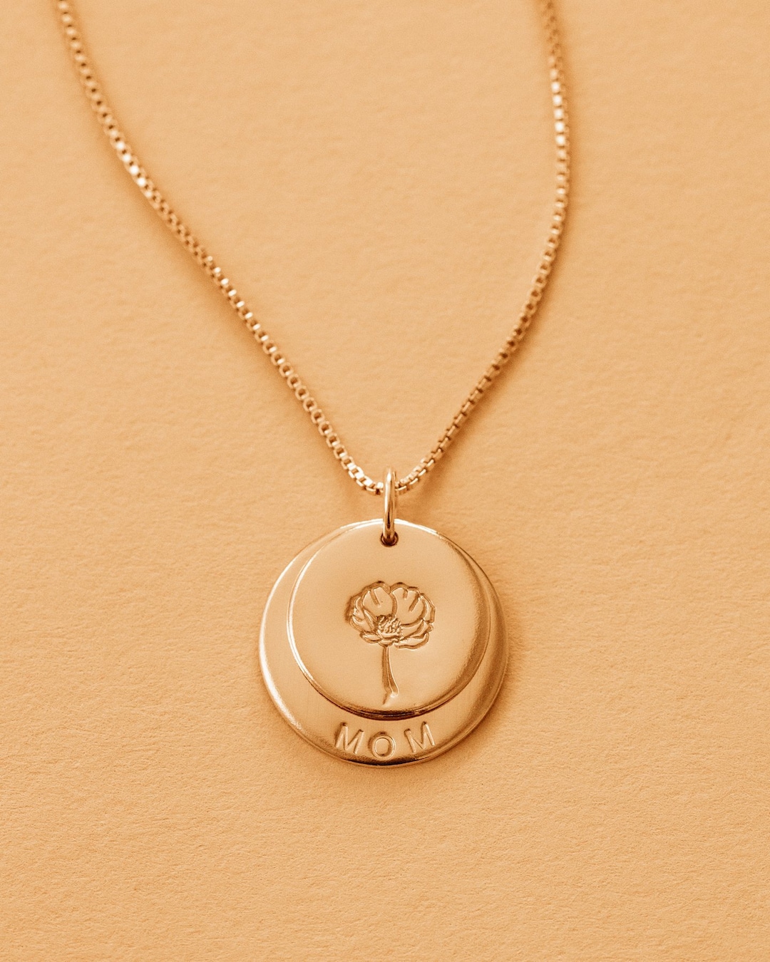 Lynette Birth Flower Necklace, Flower Necklace, Birth Flower, Birth ...