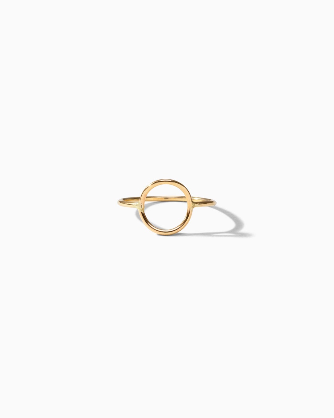 Circle Ring, Gold Open Circle Ring, Silver Open Circle Ring, Gold ...