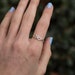 Cousin Linked Heart Ring With CZ, Gift Idea for Cousin, Tiny Pave Cubic ...