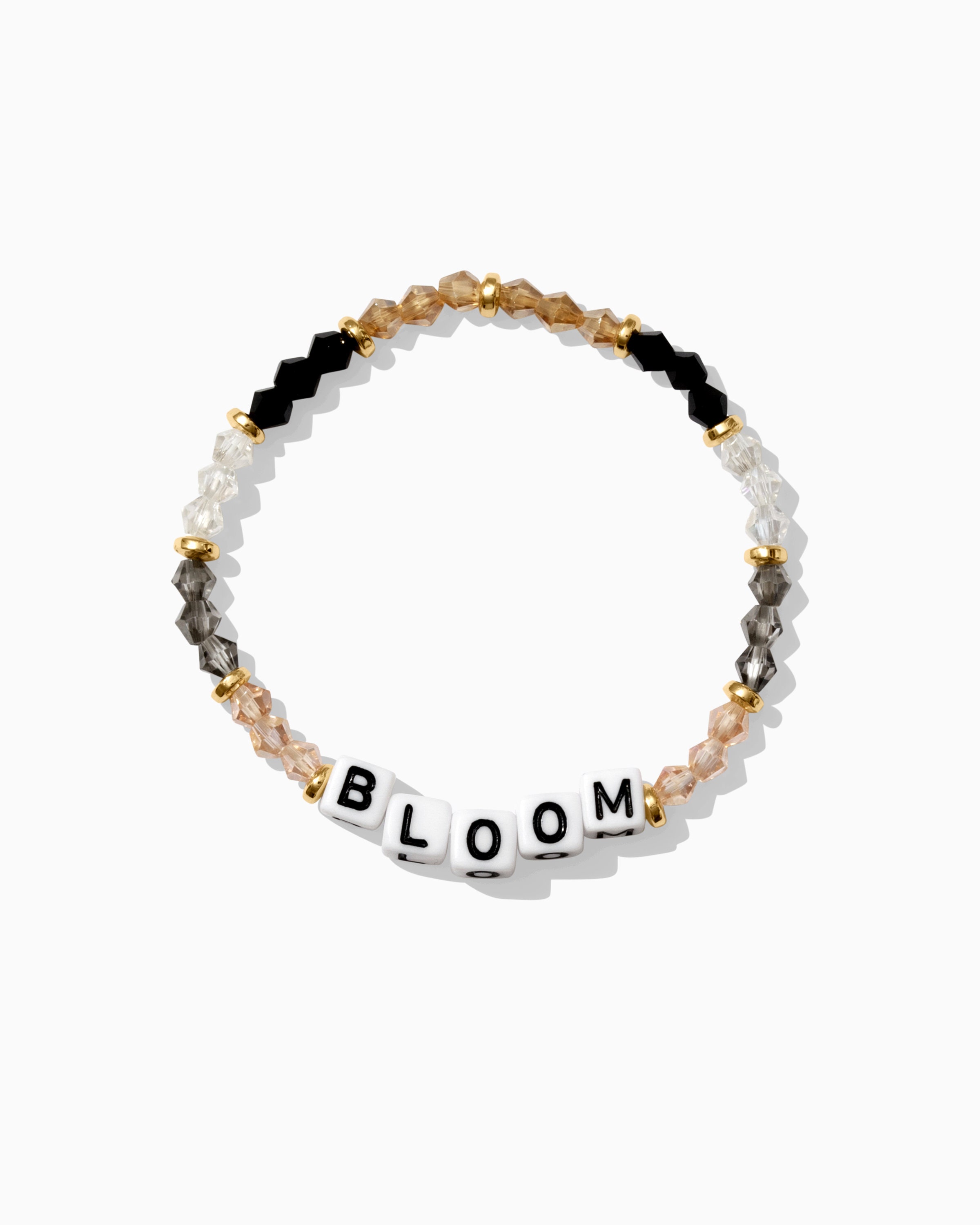 Bloom Stretch Bead Bracelet, Word Bracelet, New Beginnings Bracelet ...